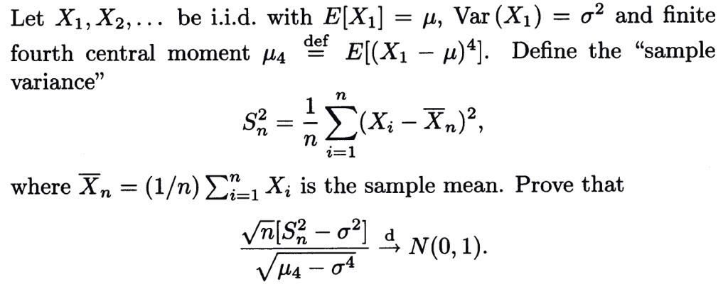 Let X1,- X2, be i.i.d. with EXi] = /, Var (Xi) = 02 a… - SolvedLib