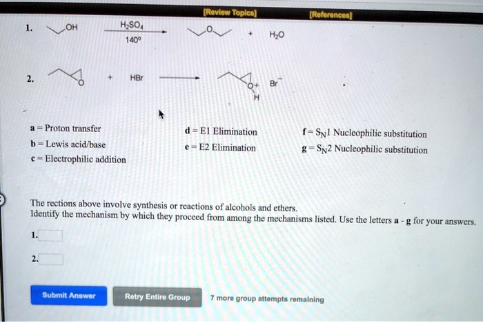 SOLVED: ee Toplcs] HSO 1402 Hzo Ftoton transfer Lewis acidbase ...