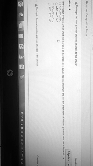 Question Completion Status: Moving to the next question prevents ...