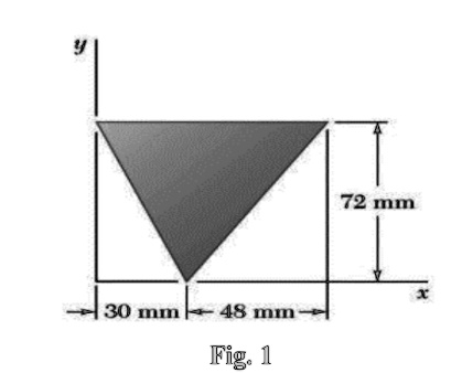 SOLVED: Determine the position of centroid of a shaded area shown in Fig.1 and also represent it ...