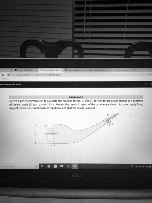 PROBLEM 7 Derive a generic formulation to calculate the reaction forces ...
