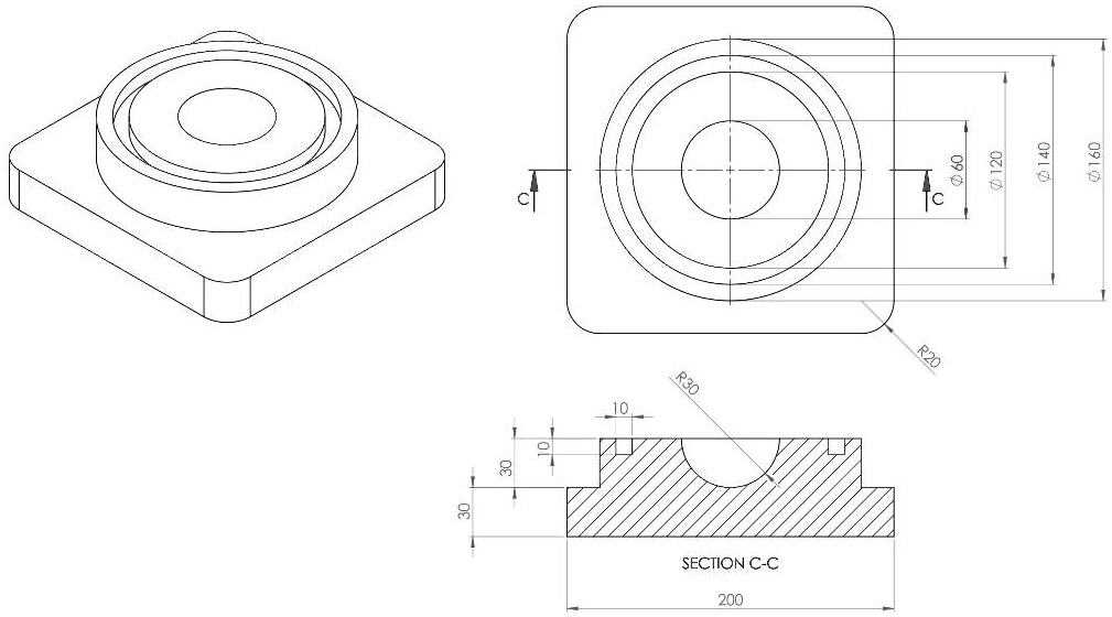 SOLVED: CNC Milling 6 Select the stock sizes with a 5 mm offset from ...