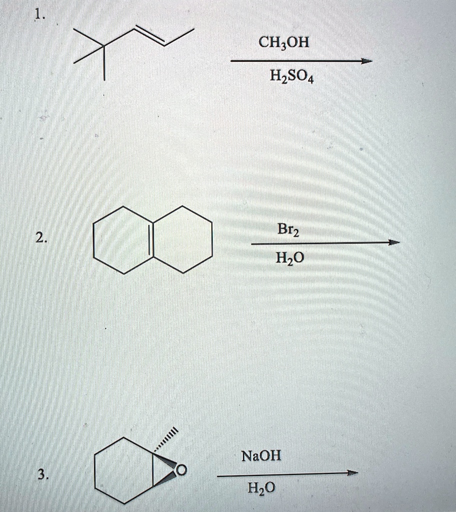 draw the detailed mechanism of each of the following reaction to show ... draw the detailed mechanism of each of the following reaction to show ...