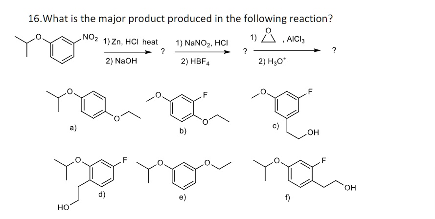 VIDEO solution: What is the major product produced in the following ...