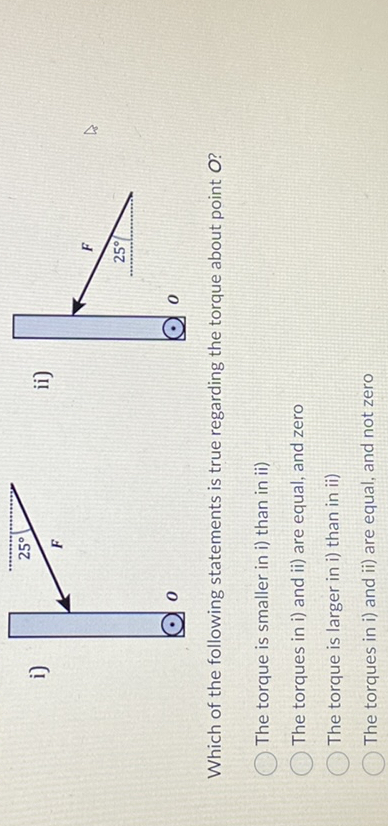 SOLVED: i) ii) Which of the following statements is true regarding the ...