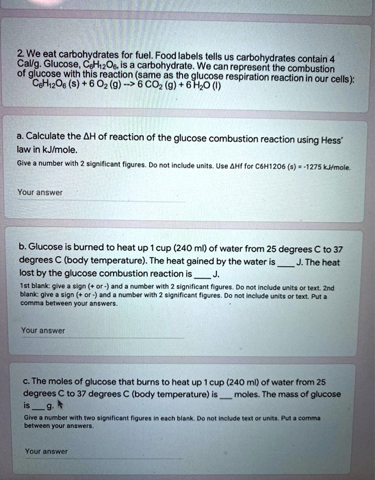 2 we eat carbohydrates for fuel food labels tells us carbohydrates ...