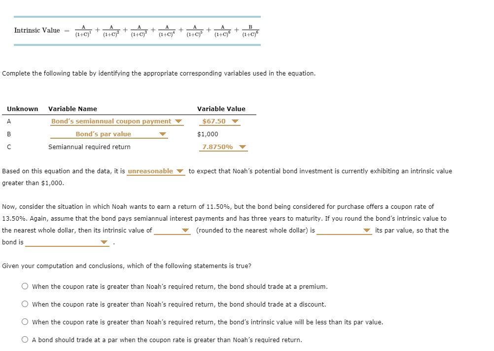 SOLVED: Intrinsic Value A t(1+C)^4 A A B (1+C)^1 (1+C)^2 (1+C)^a (1+C ...