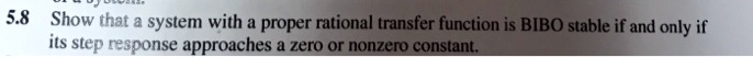SOLVED: Show that a system with proper rational transfer function is ...