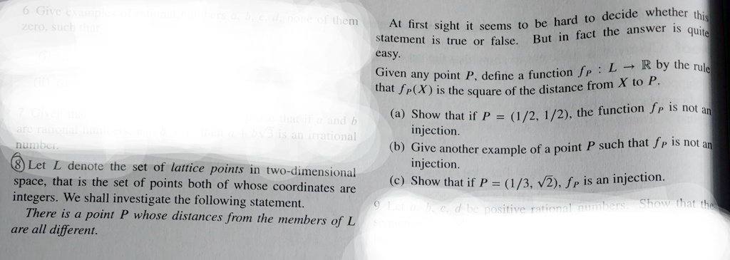let l denote the set of lattice points in two dimensional space that is the set of points both ...