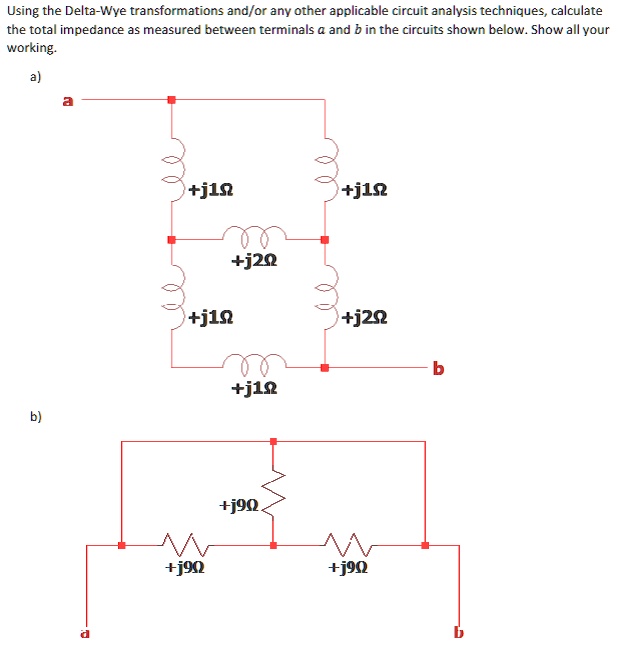 Using the Delta-Wye transformations and/or any other applicable circuit analysis techniques ...