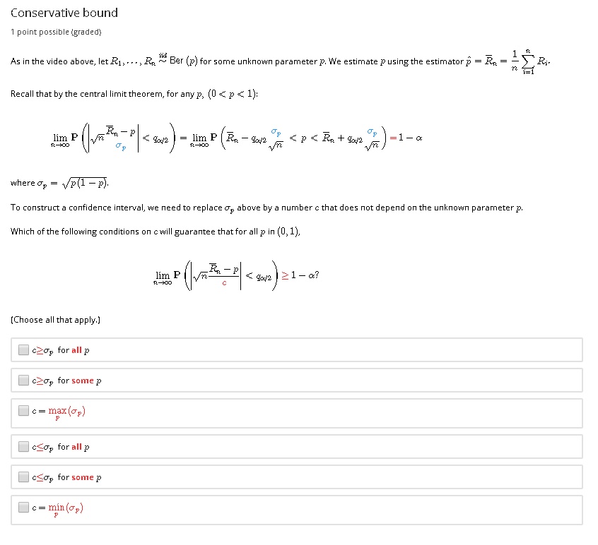 conservative bound point possible graded as in the video abovelet rl ...