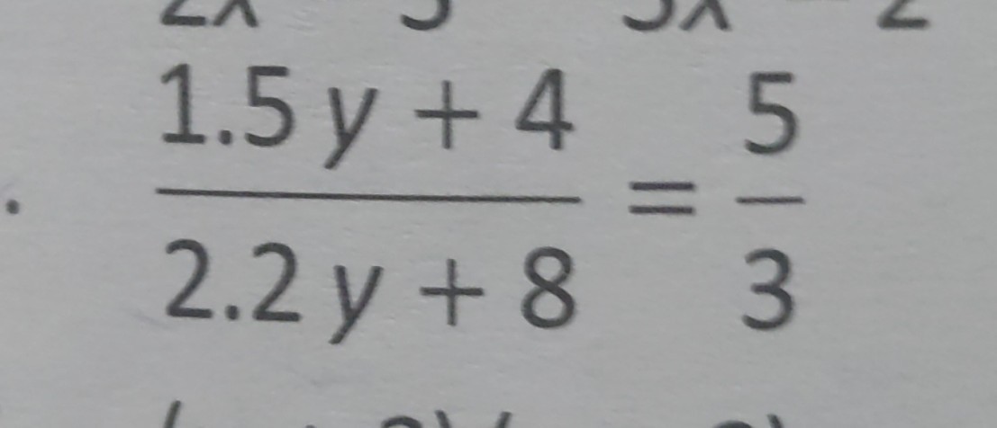 SOLVED 1 5 Y 4 2 2 Y 8 5 3 
