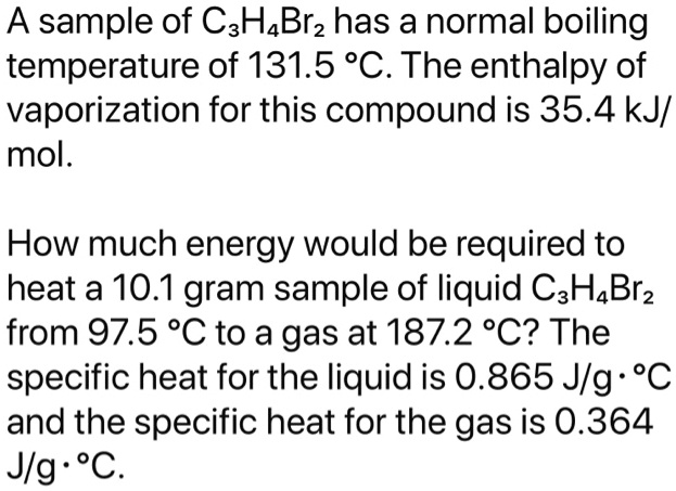sample of cahabrz has a normal boiling temperature of 1315 c the ...