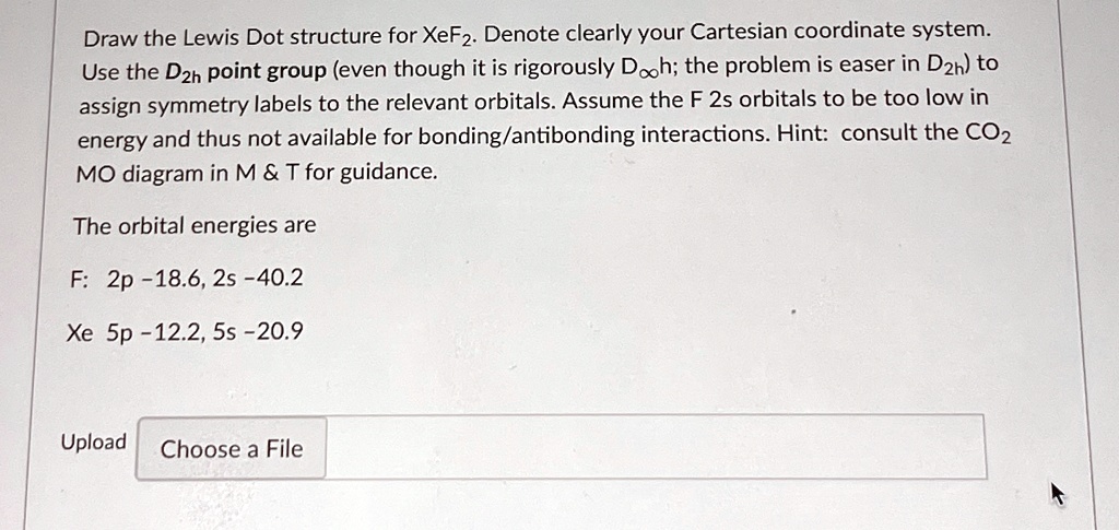 draw the lewis dot structure for xef2 denote clearly your cartesian ...