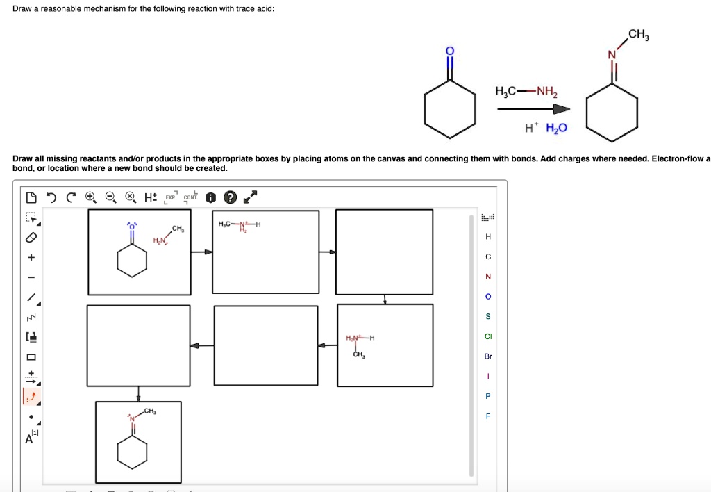 SOLVED: Draw reasonable mechanism for the following reaction with trace ...