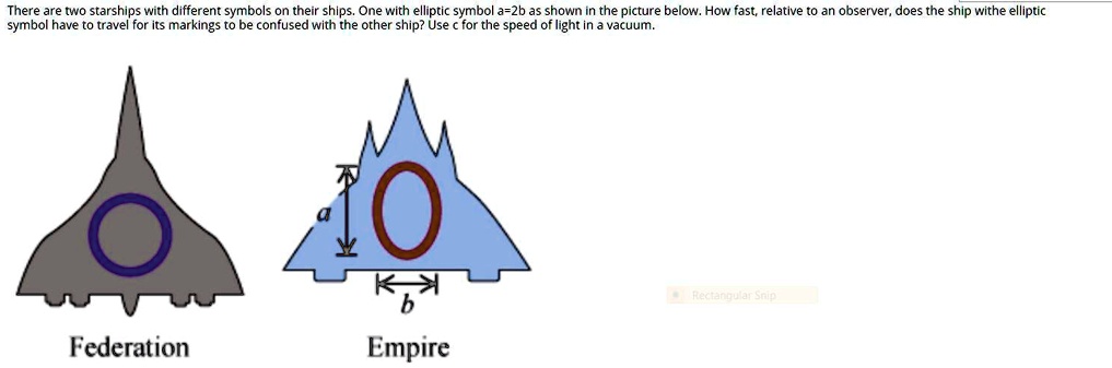 there are two starships with different symbols on their ships one with ...