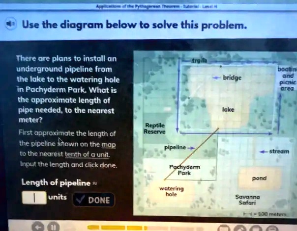 Use the diagram below to solve this problem. There are plans to install ...