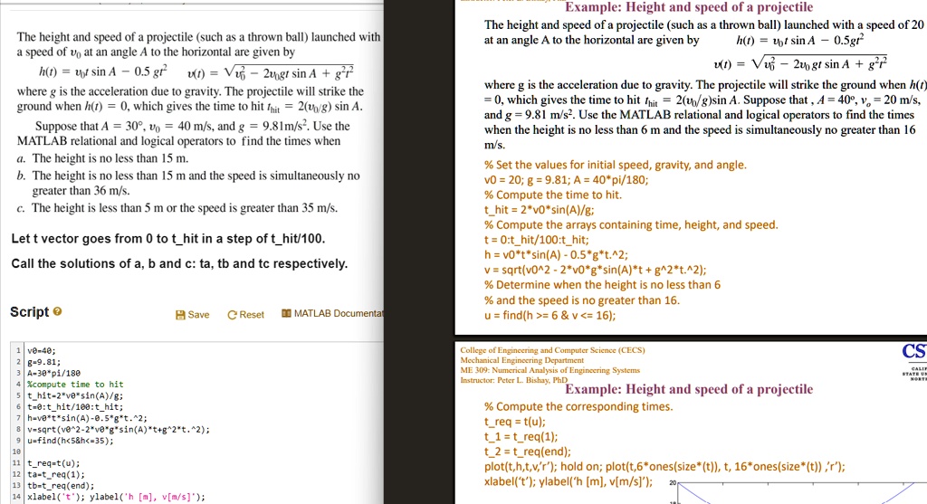 SOLVED: Texts: Only use MATLAB: Please review and answer the question on the left side of the ...