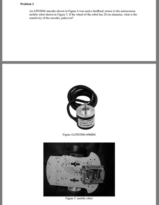 SOLVED: Problem 3. An LPD3806 encoder shown in Figure 4 was used as a ...