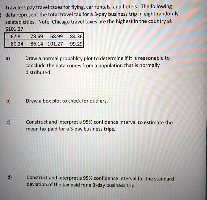 travelers pay travel taxes for flying car rentals and hotels the ...