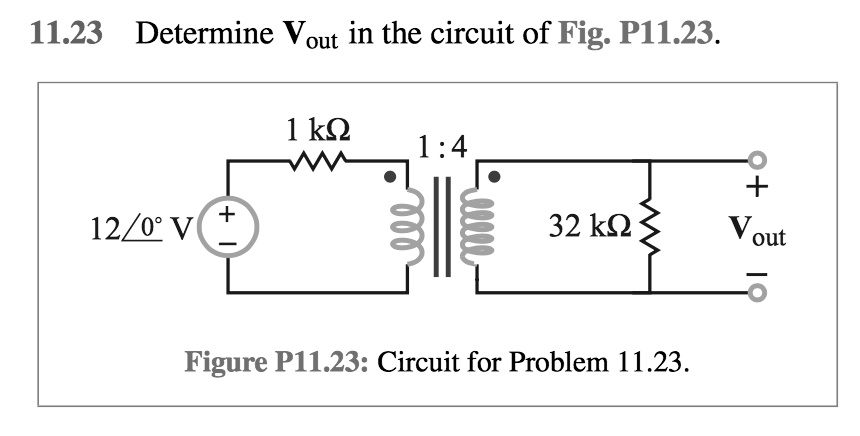 1123 determine vout in the circuit of fig p1123 1 kq 1 4 120v 32 kq ...