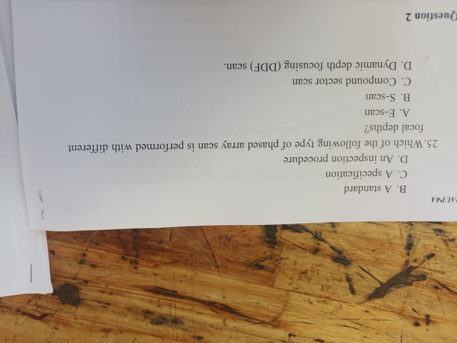 b a standard c a specification d an inspection procedure 25 which of ...