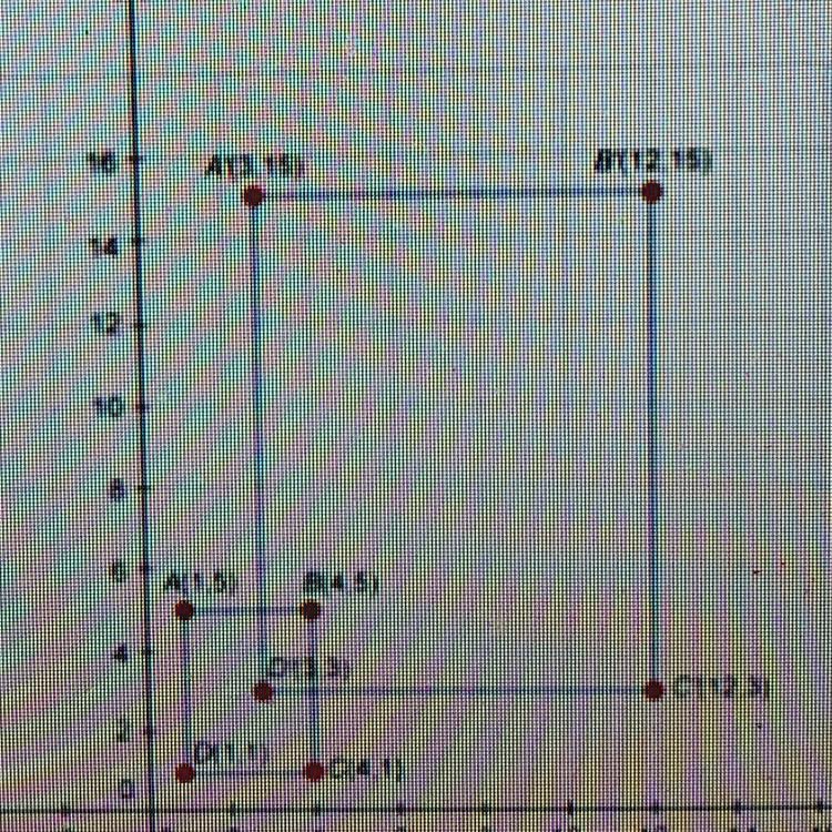 SOLVED: 'Rectangle A’B’C’D’ is the image of rectangle ABCD after dilation. What is the scale ...