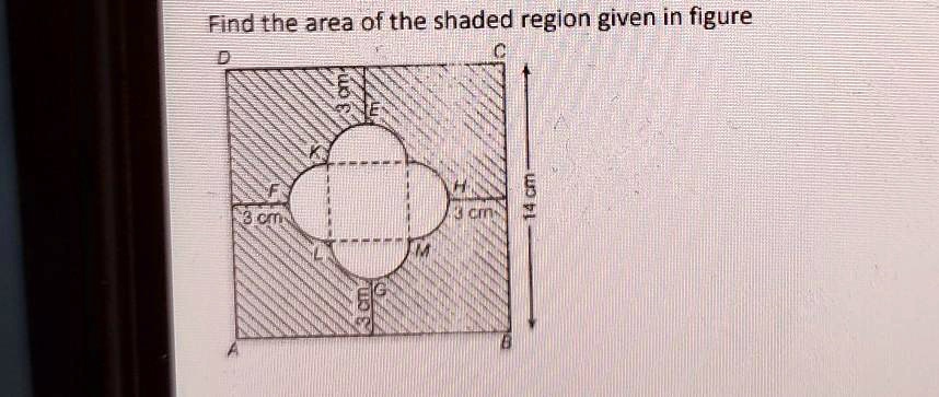 SOLVED: Question 17: Find the area of the shaded region given in the ...