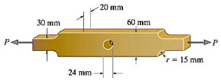 The steel bar has the dimensions shown. (Figure 1) Figure1 of 1 A ...