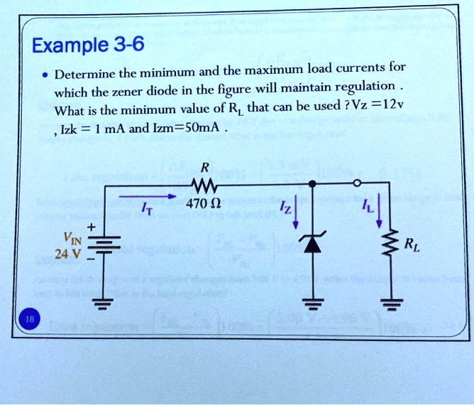Example 3-6 Determine the minimum and the maximum load...
