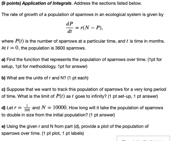 points application of integrals address the sections listed below the ...