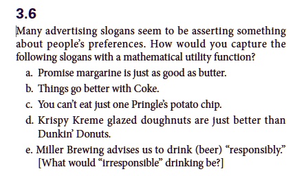 SOLVED: 3.6 Many advertising slogans seem to be asserting something ...