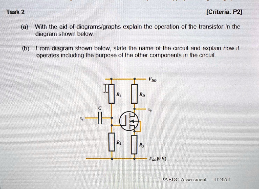 SOLVED: (a) With the aid of diagrams/graphs, explain the operation of ...