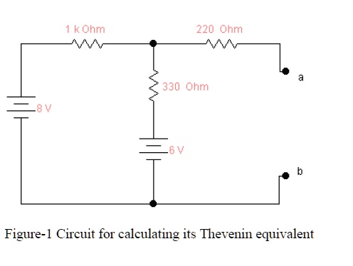 SOLVED: Calculate and draw the Thevenin equivalent of the circuit given ...