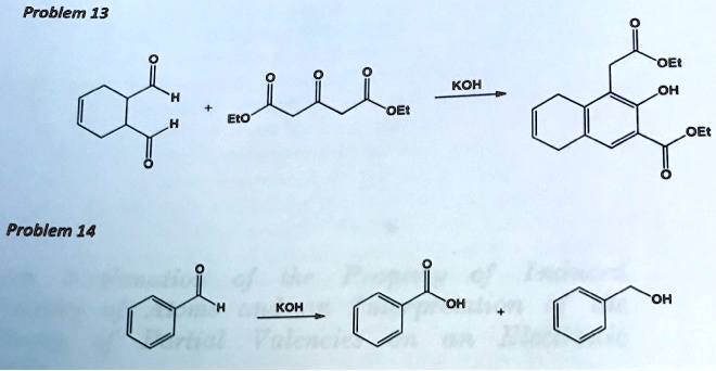 SOLVED: Problem 13 OEt KOH OH OEt EtO OEt Problem 14 OH KOH