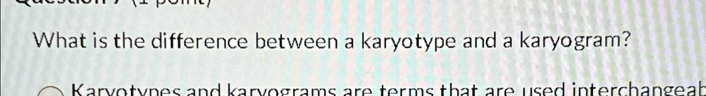 What is the difference between a karyotype and a karyogram? Karyotypes ...
