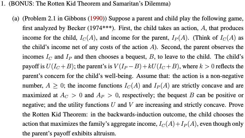 bonus the rotten kid theorem and samaritans dilemma a problem 21 in ...