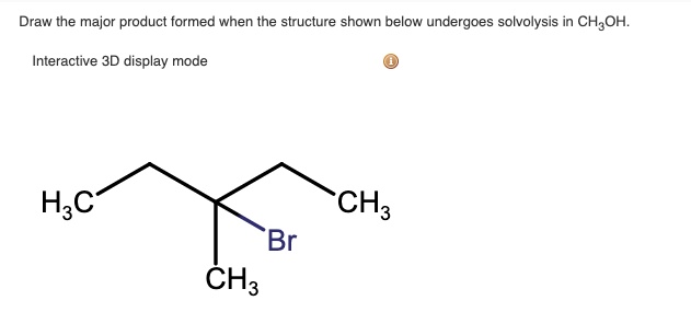 SOLVED: Draw the major product formed when the structure shown below ...