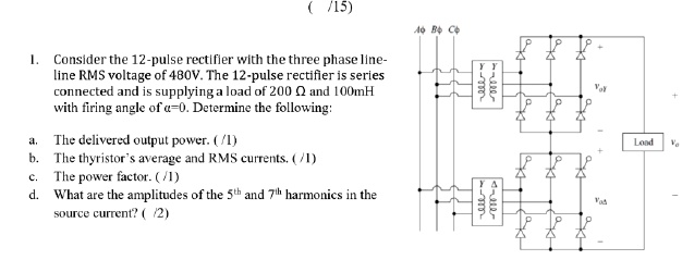 Solved Texts Solve This Problem If The Rectifier Is Connected In