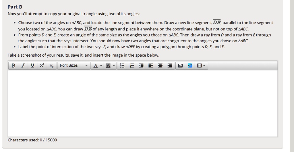 part b now youl attempt to copy your original triangle using two of its ...