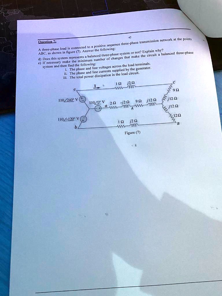 trnsmission network at the points queitin z sequence three phase ...