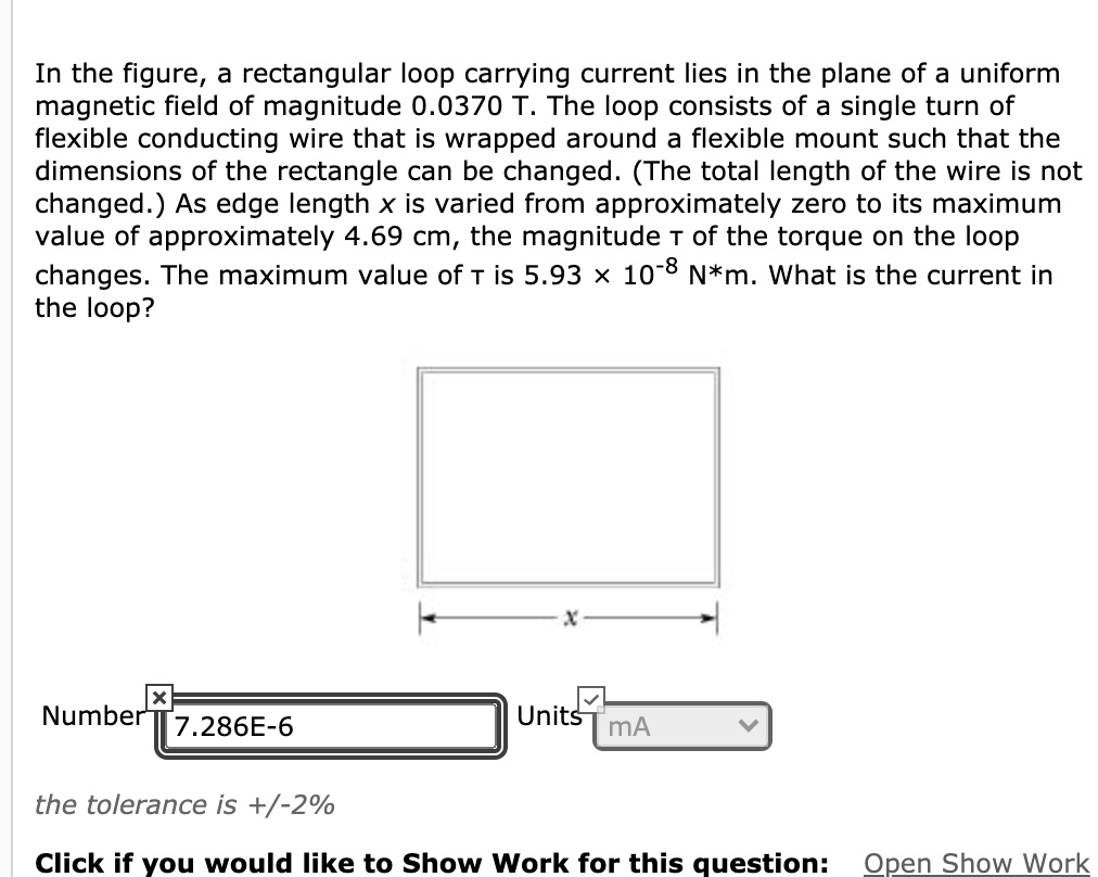 SOLVED: In the figure, a rectangular loop carrying current lies in the plane of a uniform ...