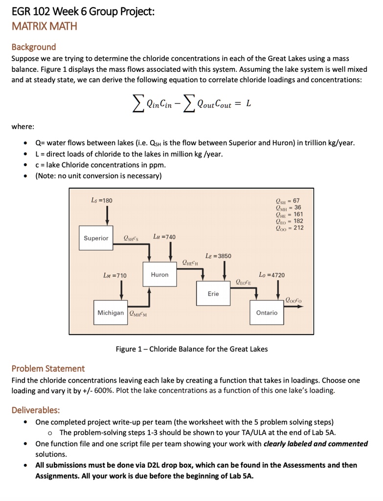 due tomorrow please help step by step or just explain the process to use with matlab egr 102 ...