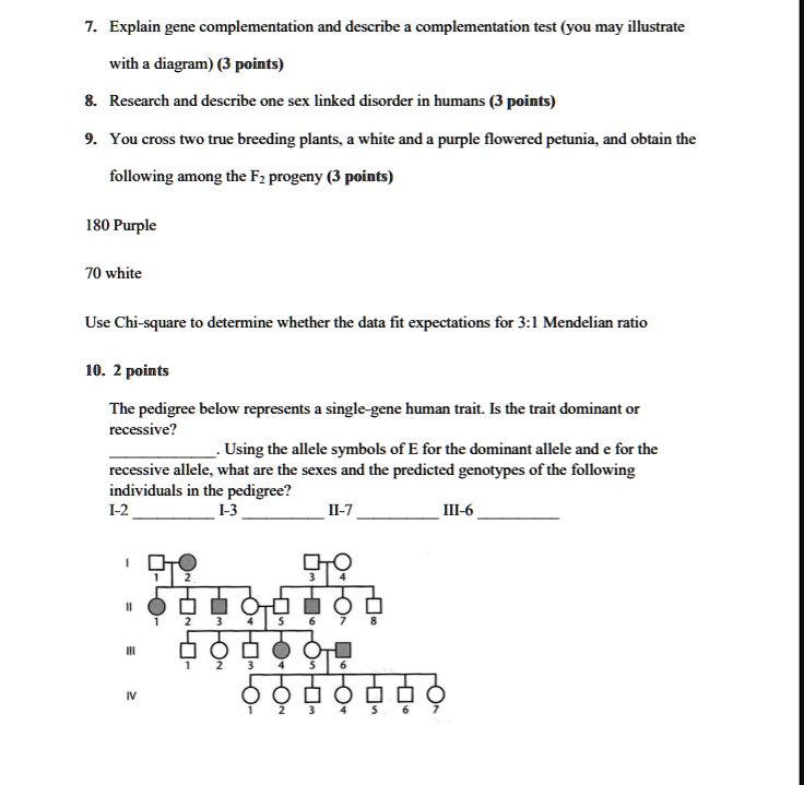 Solved Explain Gene Complementation And Describe Complementation Test