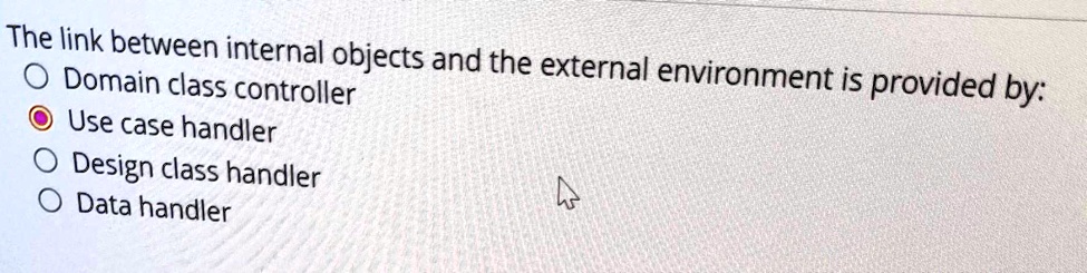 SOLVED: The link between internal objects and the Domain class ...