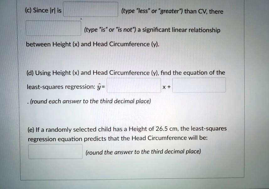 SOLVED:(c) Since Irl is (type "less" Or "greater") than CV, there (type ...