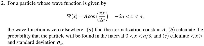 SOLVED: Text: Quantum Mechanics