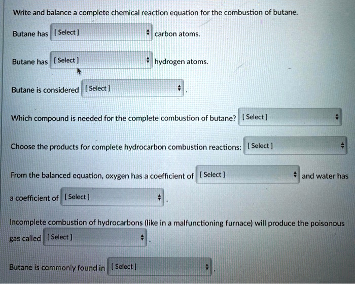 SOLVED: Write and balance complete chemica reaction equation for the ...
