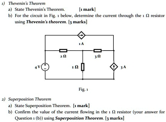 kindly let the solution be in step by step order and clear thevenins theorem astate thevenins ...