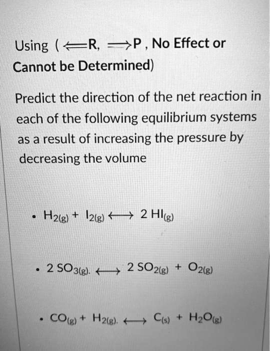 using r yp no effect or cannot be determined predict the direction of ...